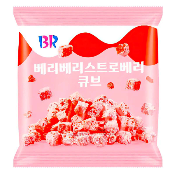 Шоколадные кубики Baskin Robbins Very Berry Strawberry со вкусом ...