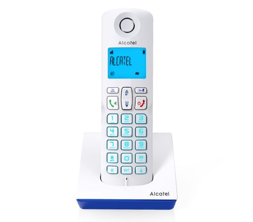 Телефон беспроводной (DECT) Alcatel S250 АОН, 20 номеров, белый ...