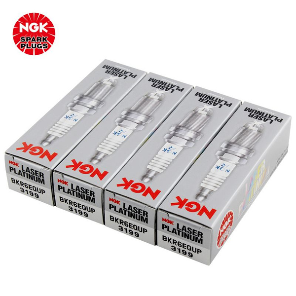 Комплект свечей зажигания NGK NGK BKR6EQUP 3199 - купить по выгодным ...