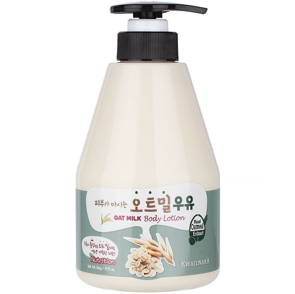 Welcos Лосьон для тела с экстрактом овсяного молока Kwailnara Oat Mik Body Lotion, 560 мл ...