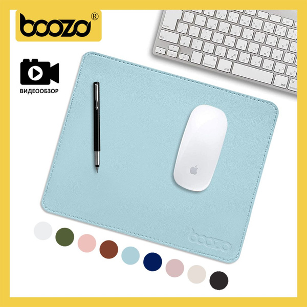 Коврик для мышки маленький BOOZO Desk mate s mini, кожаный коврик для ...