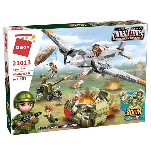 Конструктор пластмассовый, 557 дет., "Combat Zones", QMAN, 21013 - купить с доставкой по ...