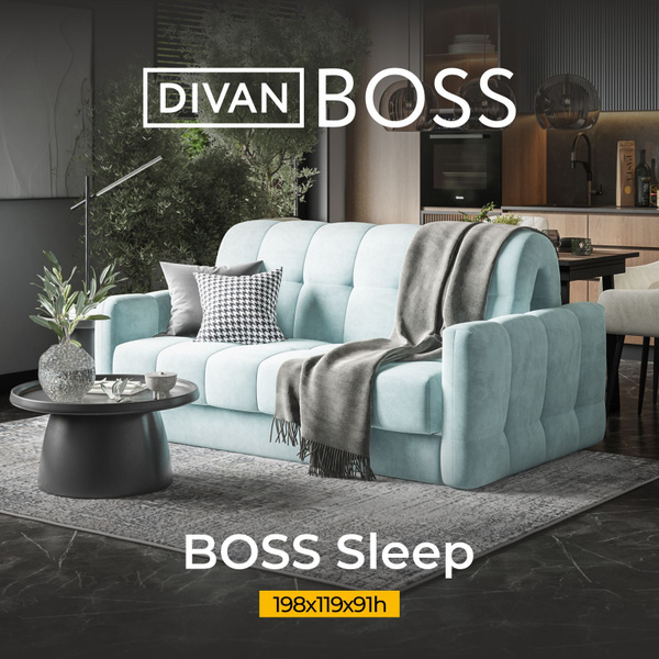 Диван-кровать BOSS sleep 160, механизм Аккордеон, 198х119х91 см купить ...