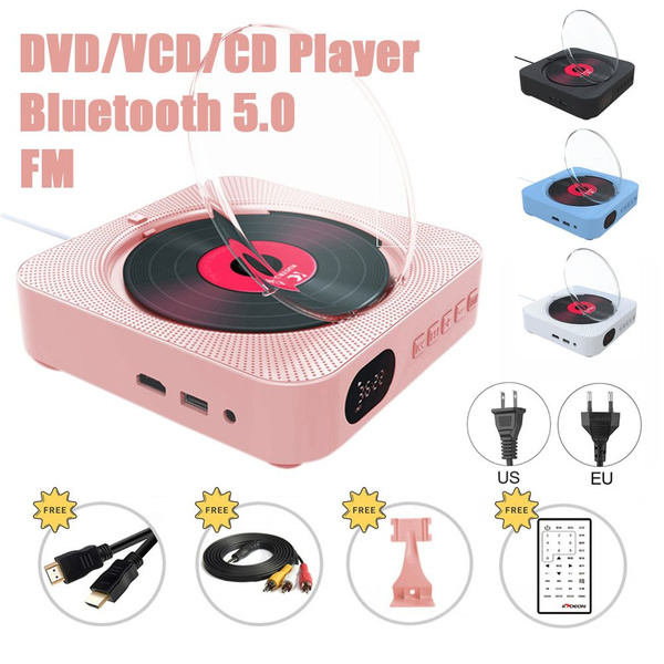 VCD CD DVD плеер Многофункциональный аудиоплеер Bluetooth Динамик FM ...