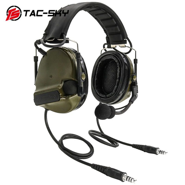 TAC-SKY COMTAC III Двухканальная тактическая гарнитура Новая гарнитура ...