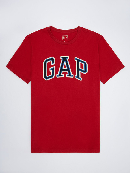 Футболка GAP, размер 46, 48, цвет красный, 100% хлопок - купить по ...