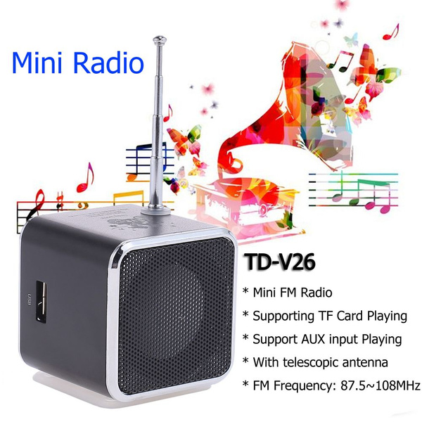 TD-V26 Портативная мини колонка Bluetooth, MP3-плеер, карта динамика ...