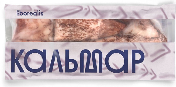 Кальмар Командорский неочищенный Borealis, замороженный, 650 г купить ...
