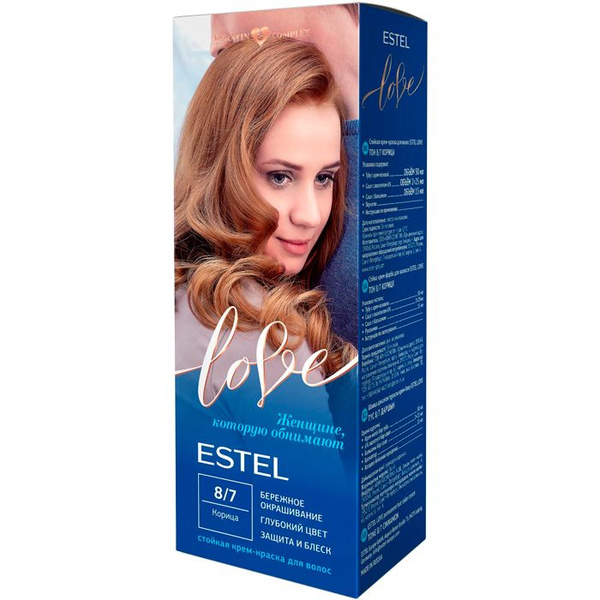 ESTEL краска для волос LOVE 8/7 Корица - купить с доставкой по выгодным ценам в интернет ...