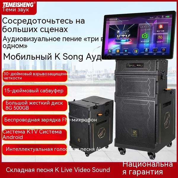 Акустическая система FUQIAN Temeisheng square dance караоке на открытом ...