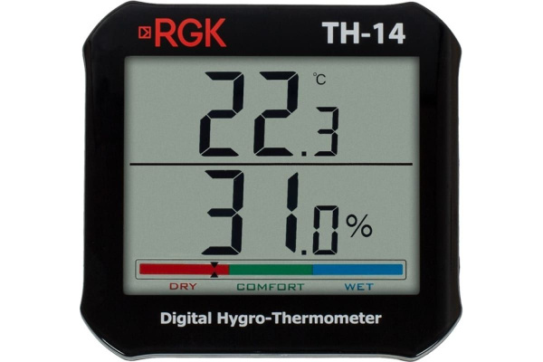 Термогигрометр RGK TH-14 776202 купить на OZON по низкой цене (1379874513)