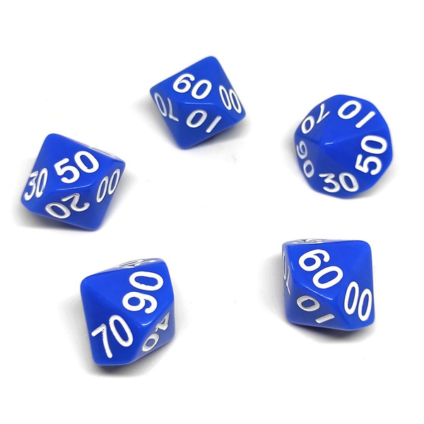 Кубики D100 (процентник, кубик с десятками, дайсы) для игр (подходит ...