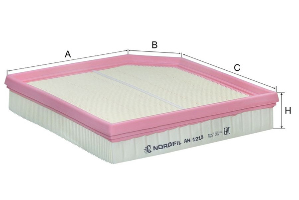 Фильтр воздушный NORDFIL xnfl-AN1215 VOLVO XC40 GEELY Monjaro KX11 ...