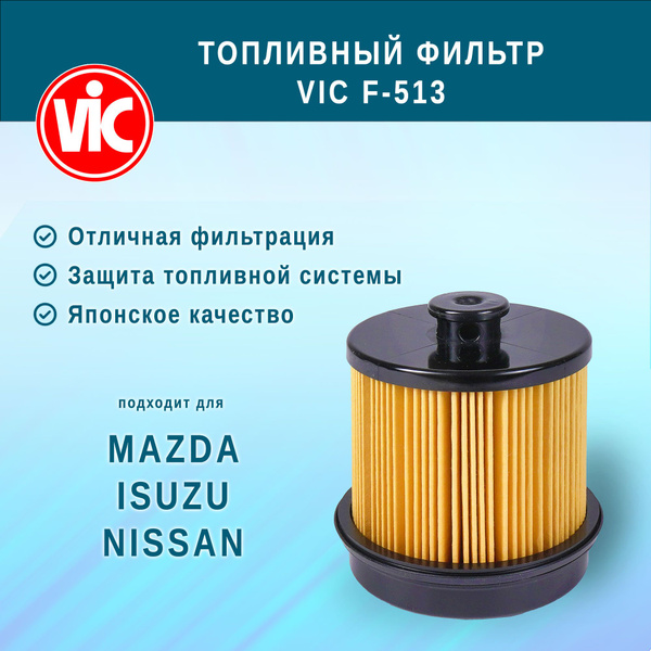 Фильтр топливный Vic 23805 - купить по выгодным ценам в интернет-магазине OZON (754708742)