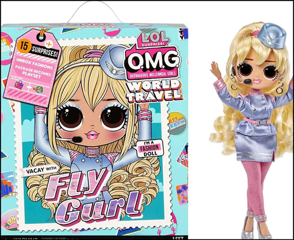 Кукла L.O.L. Surprise! OMG Travel Doll Fly Gurl, кукла LOL, лол омг ...