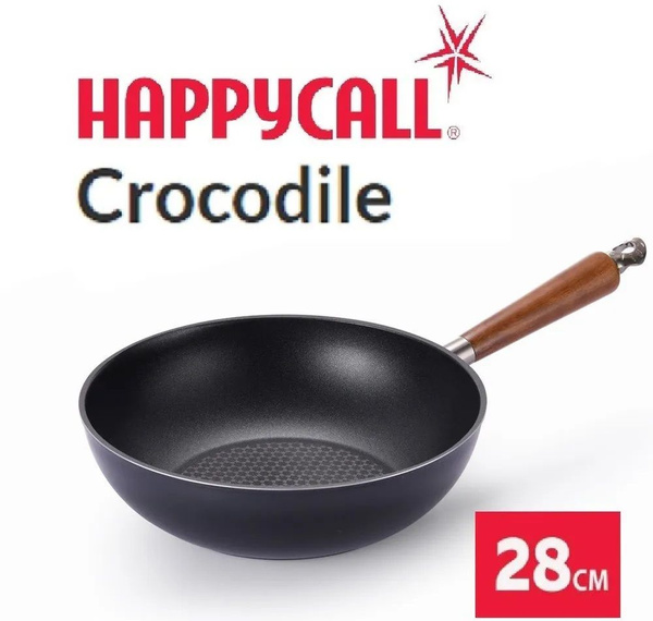 Вок Happycall CROCODILE_18, 28 см купить c доставкой на OZON по низкой цене (1393641809)