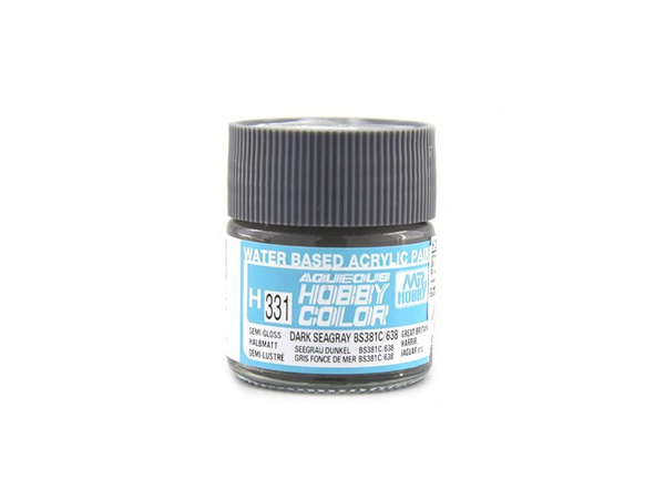 H331 Mr.Hobby Краска акриловая на водной основе, BS381C/638 Морской ...
