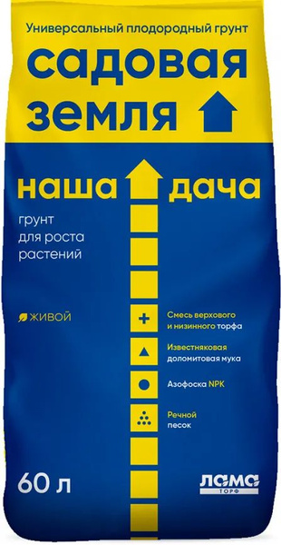 Грунт Наша Дача 'Садовая земля', 60л - купить по низкой цене в интернет ...