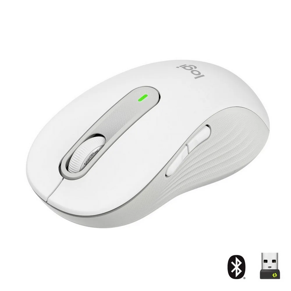 Мышь беспроводная CAeKs2z7 Logitech M650 L, белый - купить по выгодной ...