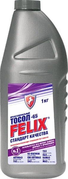 Антифриз FELIX -65, Готовый раствор купить по выгодной цене в интернет-магазине OZON (916310916)
