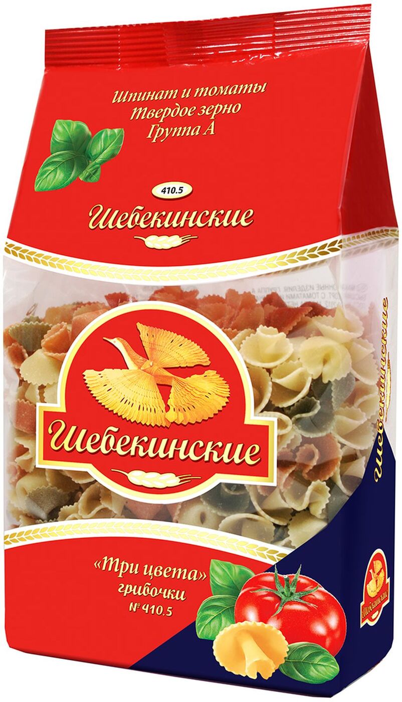 Макароны Шебекинские Грибочки Три цвета, 350 г — купить в интернет ...
