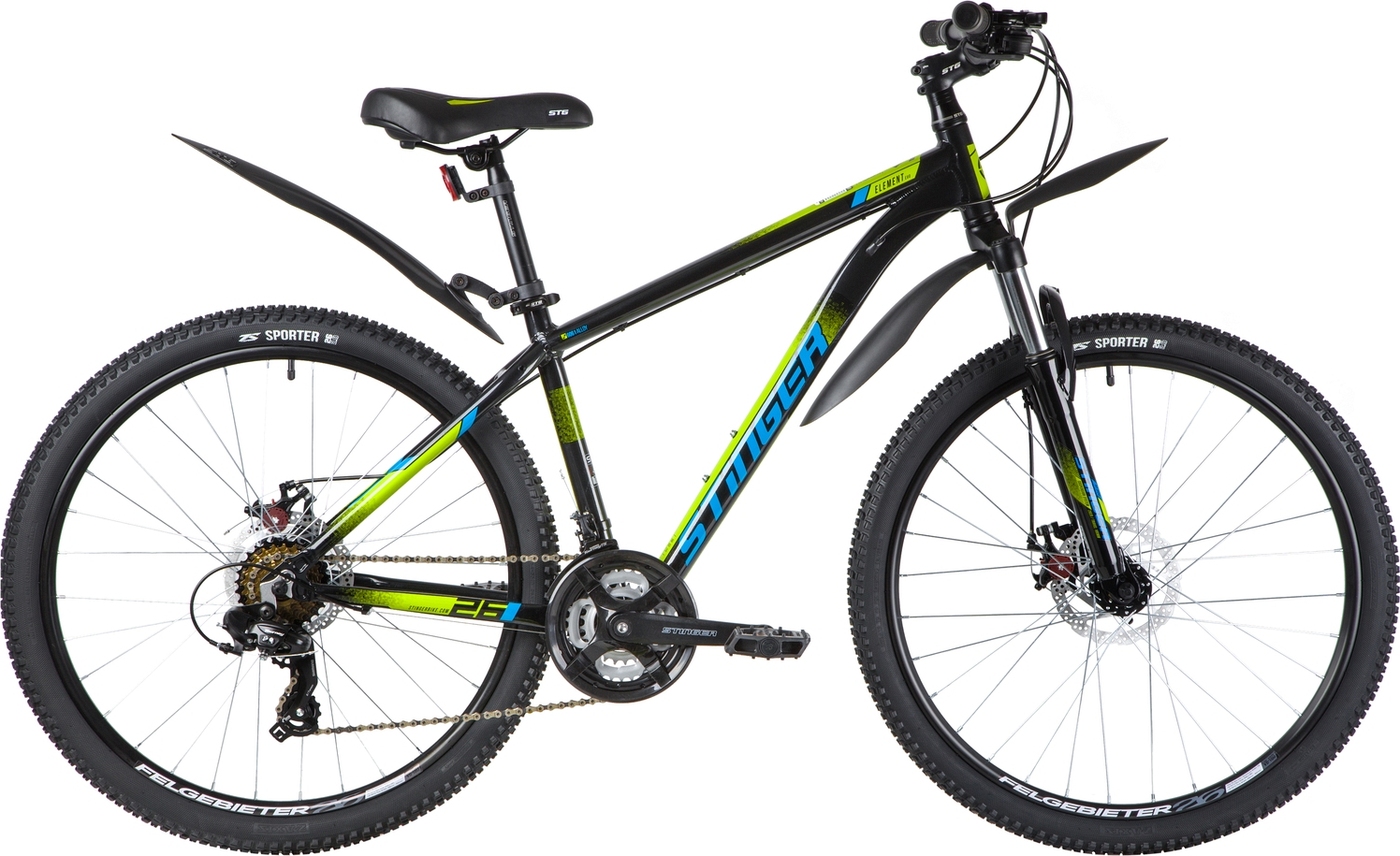 Велосипед Stinger Element EVO, черный, 26", рама 16". 26AHD.ELEMEVO.16BK0 - купить по выгодной ...