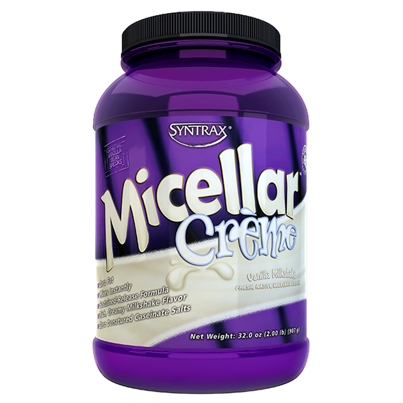 Казеиновый протеин Syntrax Micellar Creme 908 гр ванильный молочный ...