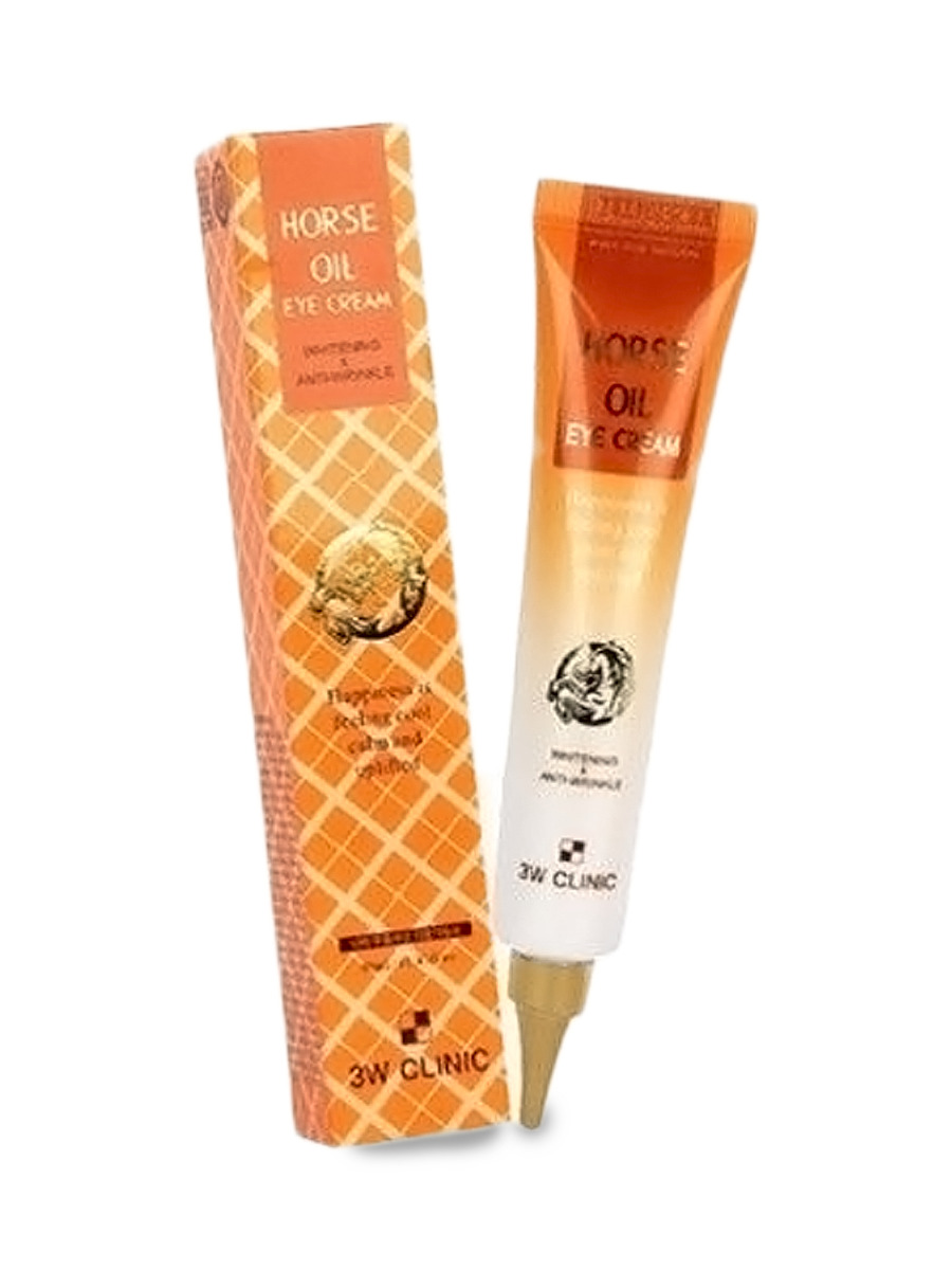 3W CLINIC Крем для глаз ЛОШАДИНОЕ МАСЛО Horse Oil Eye Cream — купить в ...