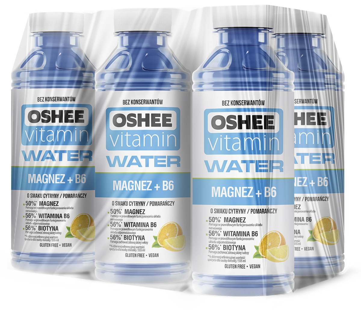 Витаминизированная вода OSHEE Magnesium+B6 555мл 6 шт. - купить с ...