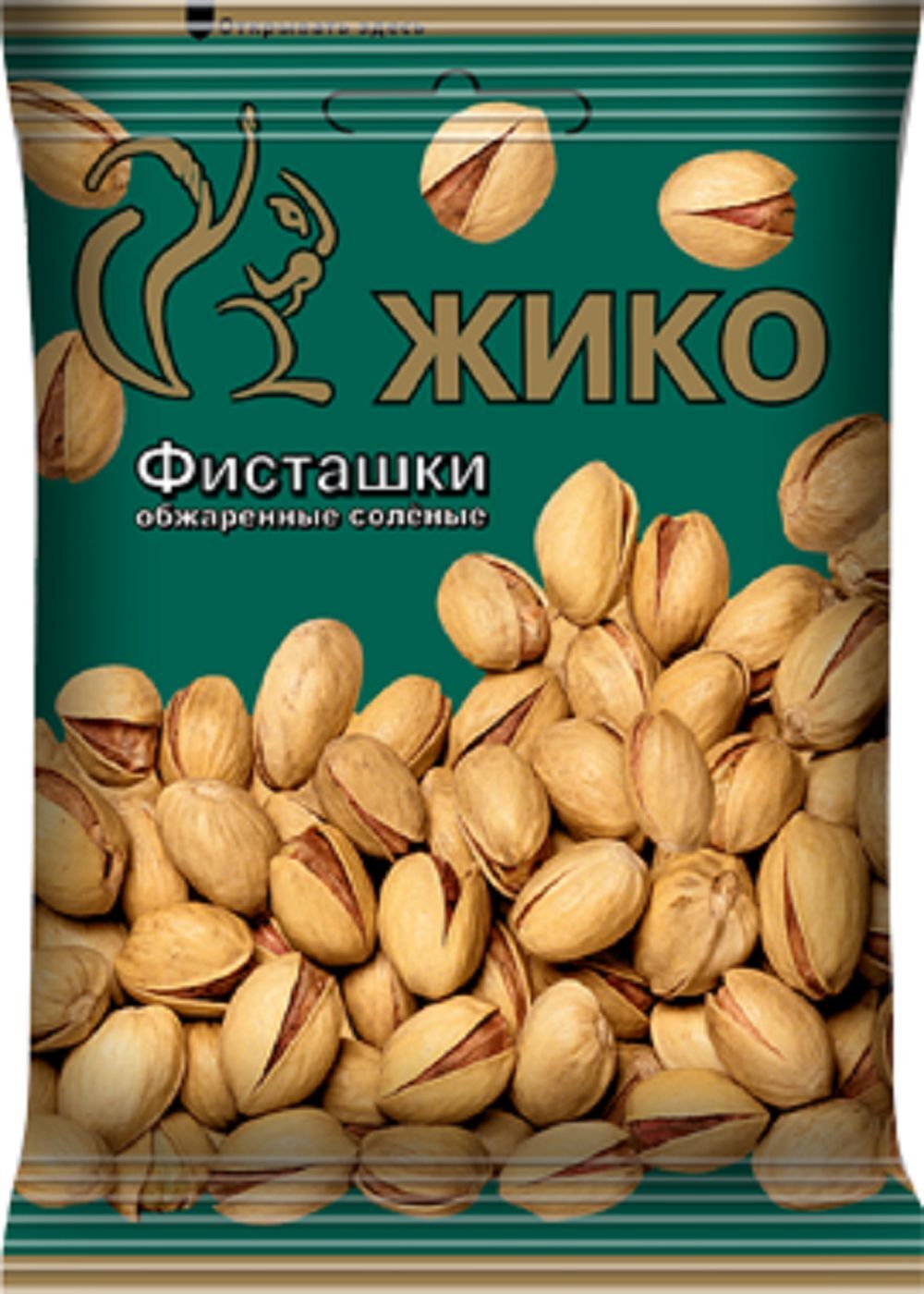 Фисташки ЖИКО обжаренные с солью, 30 г — купить в интернет-магазине ...