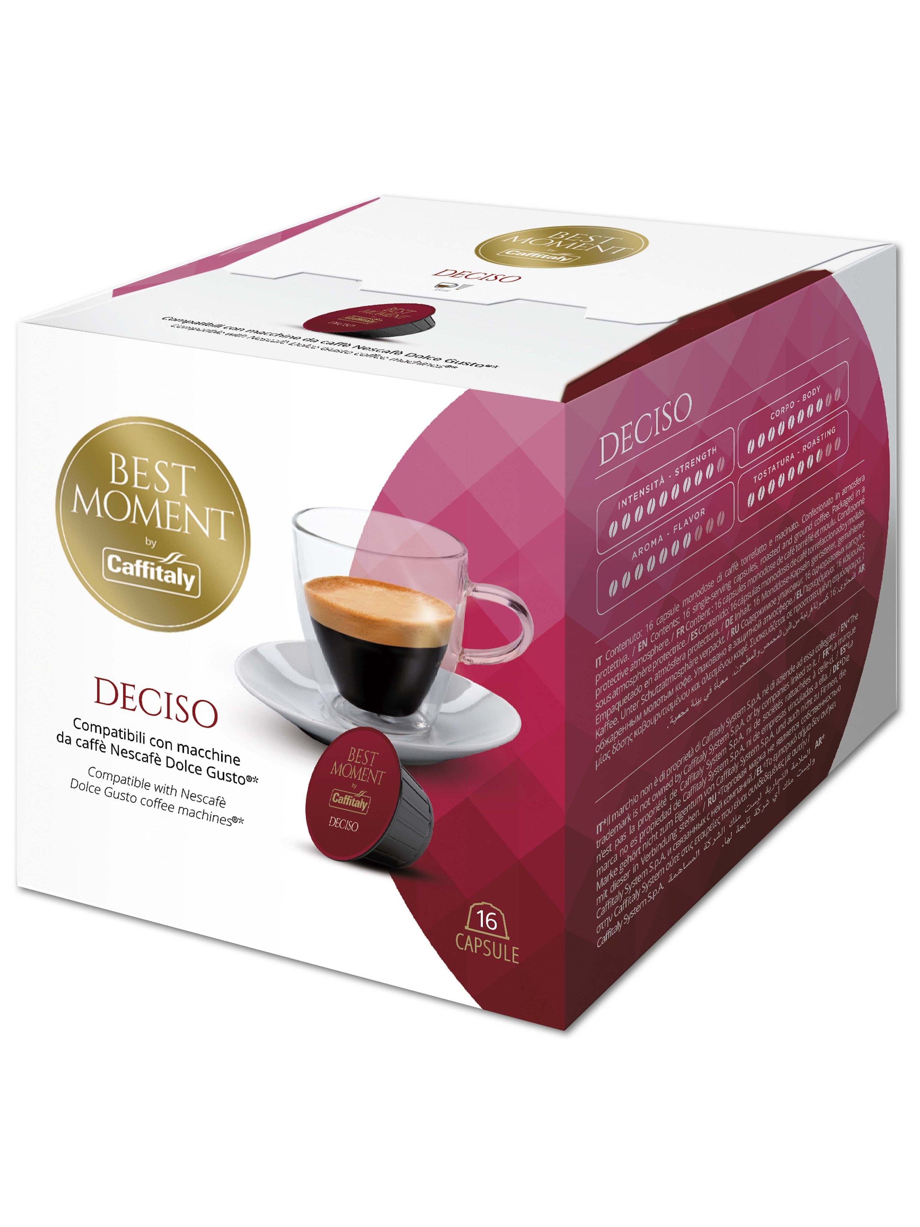 Кофе в капсулах Caffitaly Deciso стандарта Dolce Gusto (Дольче Густо ...