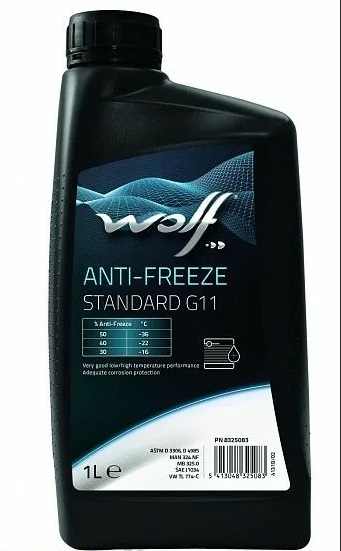 Антифриз Wolf ANTI-FREEZE STANDARD G11, 1 л купить по выгодной цене в ...