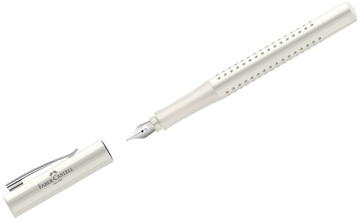 Ручка перьевая Faber-Castell "Grip 2010", синяя, 0,5мм, трехгран ...
