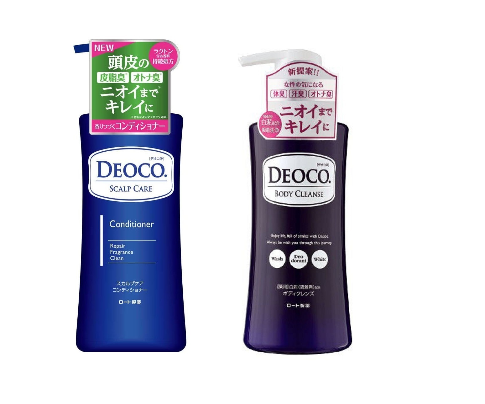 ROHTO Deoco Medicated Body Cleanse гель ROHTO Deoco Scalp Care ...