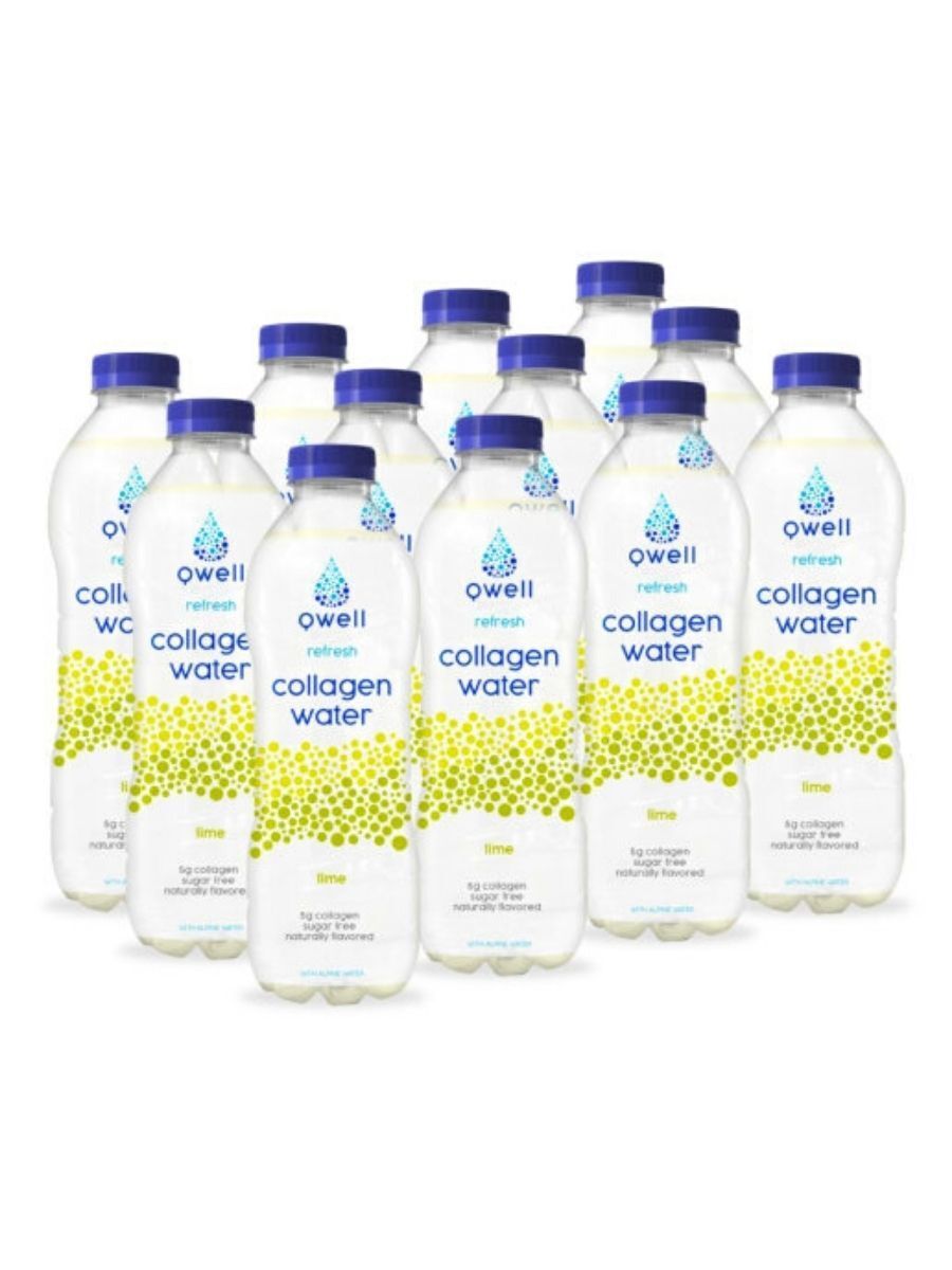 Напиток безалкогольный негазированный QWELL COLLAGEN WATER со вкусом ...