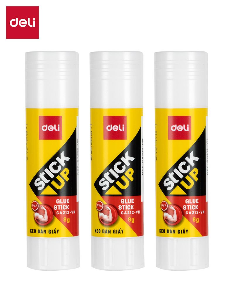 Клей карандаш канцелярский Deli Stick UP, 9 гр, для школы, офиса ...