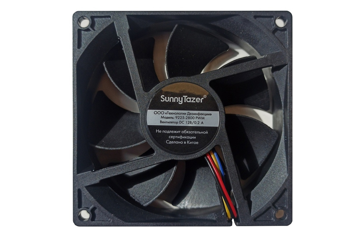 Вентилятор 92X92X25, гидродинамический, 4 PIN, Провод 41 см, 2800 RPM ...