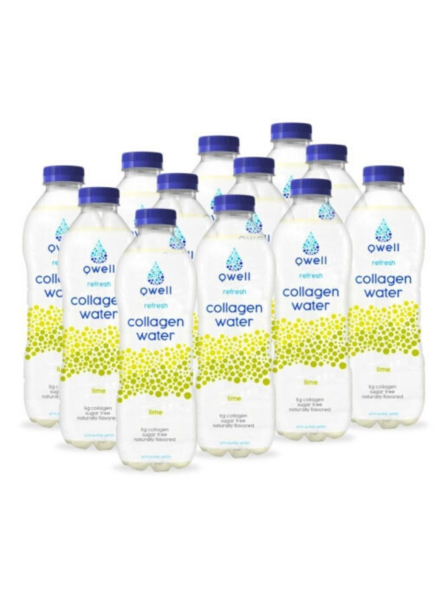 Напиток безалкогольный негазированный QWELL COLLAGEN WATER со вкусом ...