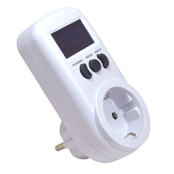 Ваттметр розетка Robiton PM-1 контроль потребления электроэнергии купить по выгодной цене с ...