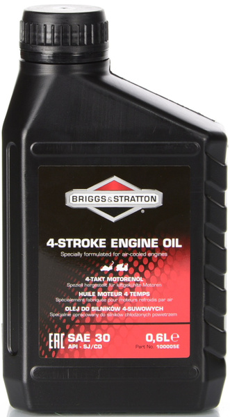 Масло моторное Briggs & Stratton 30W Минеральное 0.6 л 60012/М/1 купить ...