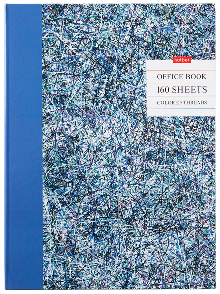Тетрадь Hatber "Цветные нити" на 4-х кольцах, 160 листов в клетку, А4 формат, глянцевая ...