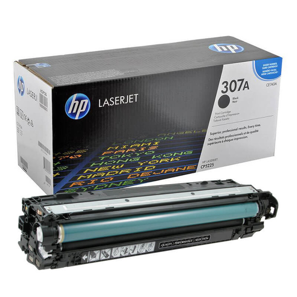Расходник для печати HP CE740A, Черный (black), для лазерного принтера ...