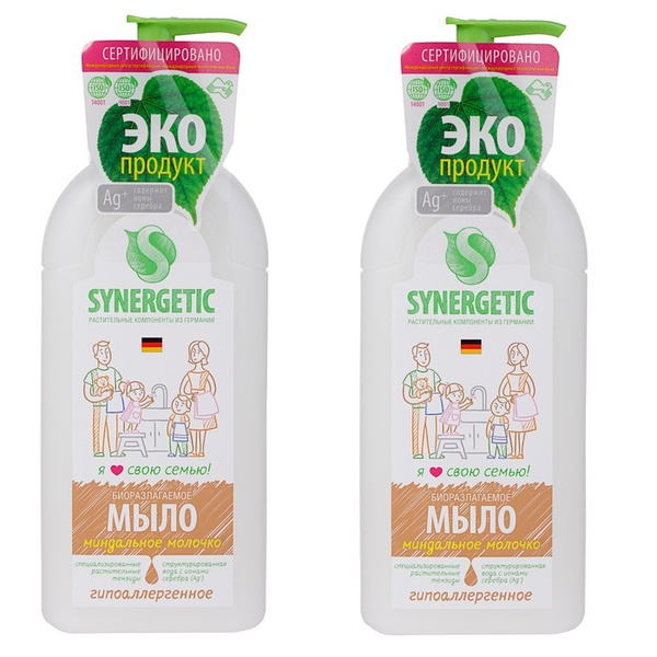 Synergetic Жидкое мыло 1000 мл - купить с доставкой по выгодным ценам в ...
