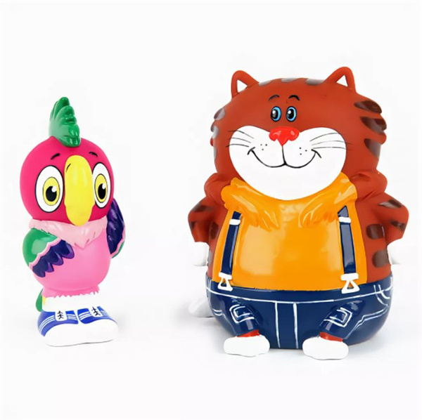 Фигурки Кеша и Кот, мультфильм попугай Кеша, Союзмультфильм - купить с ...