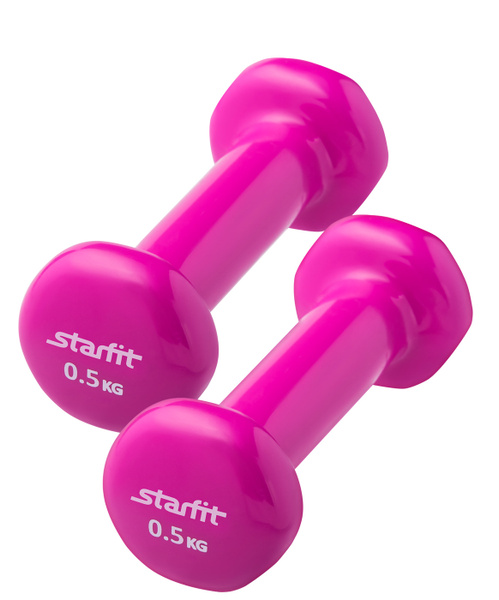 Гантели Starfit DB-101_1044979 по 0.5 кг, розовый - купить по выгодным ...