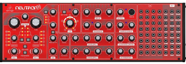 BEHRINGER NEUTRON синтезатор парафонический аналоговый, 2 генератора ...