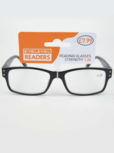 Готовые очки для чтения EYELEVEL Samuel Black Readers +1.25 - купить с ...