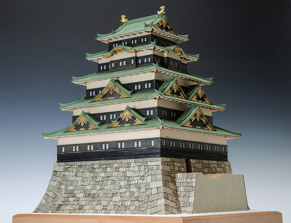 Замок EDO (Тиёда), Япония 1457 год, 448х360х400 мм, М.1:150, сборная ...