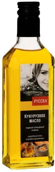 Русска масло кукурузное нерафинированное, 250 г - купить с доставкой по ...