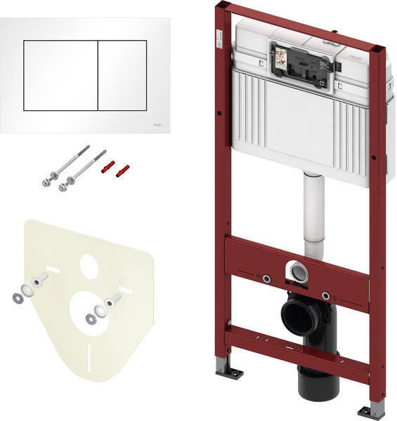 Комплект TECEbase для установки подвесного унитаза с панелью смыва ТЕСЕnow белая купить на OZON ...